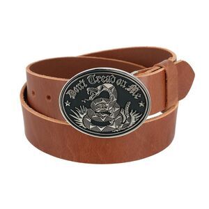 Ctm | Accessories | Ctm Mens Bridle Belt With Dont Tread On Me Buckle 2 ...